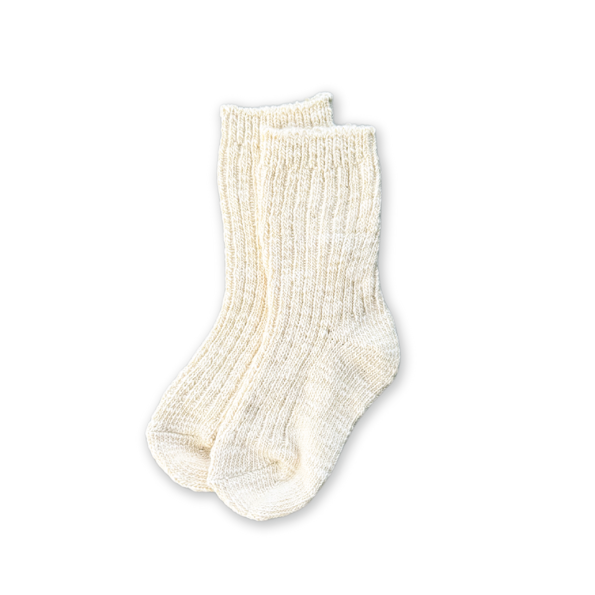 Chunky Rib Cotton Sock - Milk – Grown Shop
